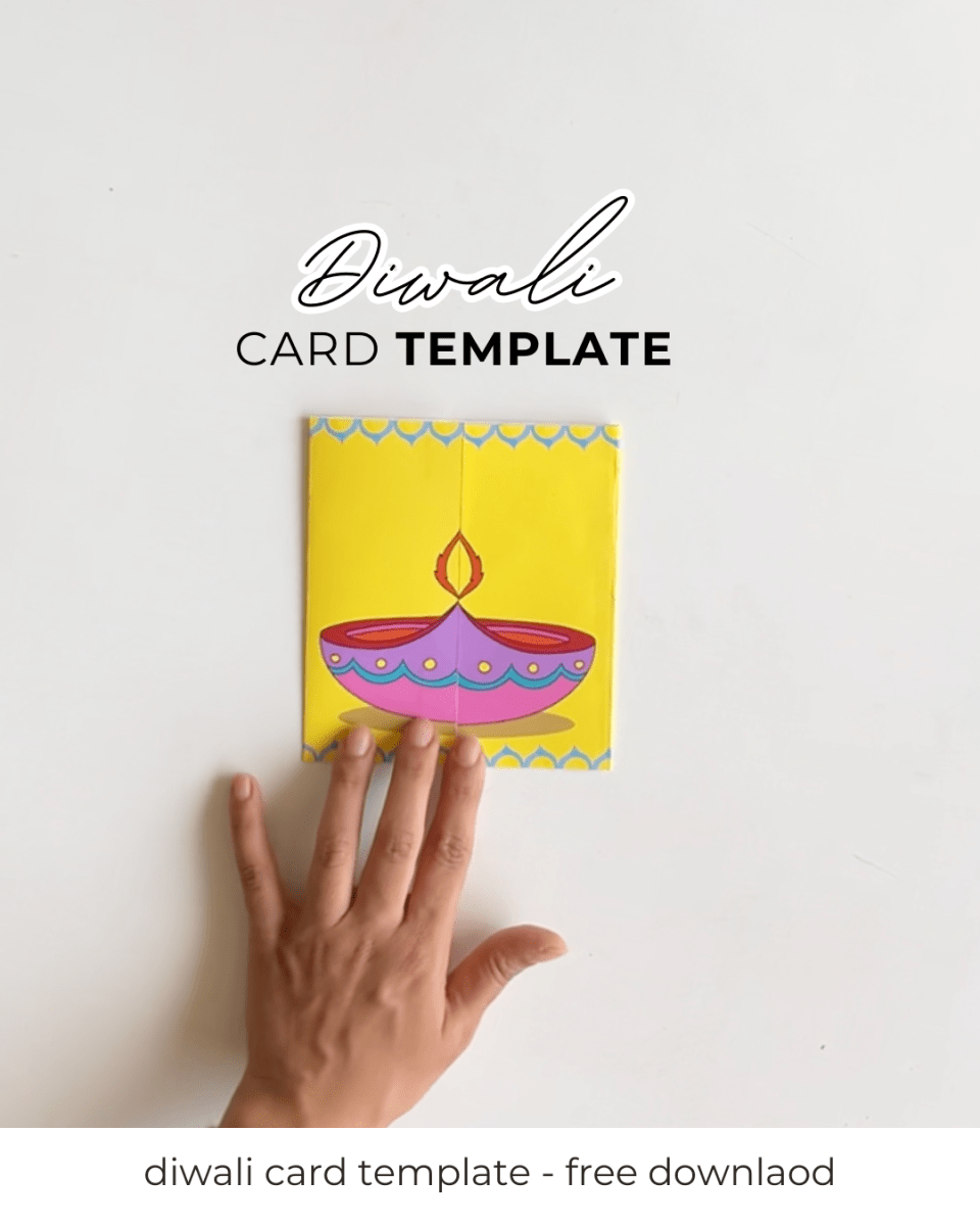 Free Diwali Card Template 2
